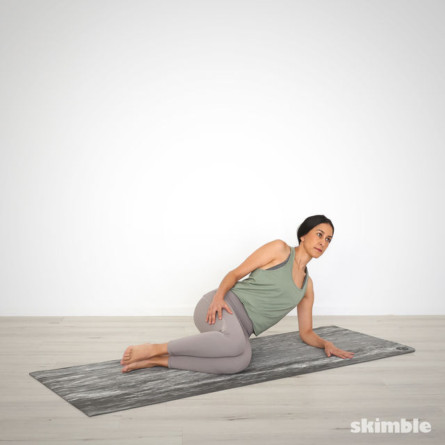Side Plank Clamshells - Comment faire de l'exercice - Skimble