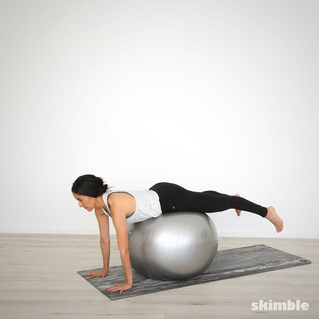 Ball Balance - Exercise How-to - Skimble Workout Trainer