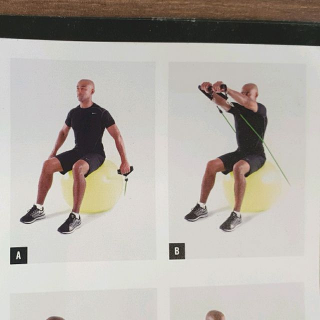 Bands Seated SHOULDER Raise by Josh Malone - Exercise How-to - Skimble