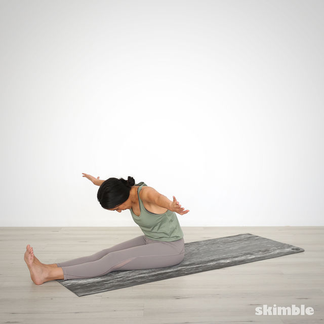 Straight Back Rowing with Curl - Exercise How-to - Workout Trainer by ...