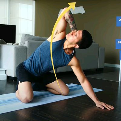 Alternating Stand and Reach - Exercise How-to - Workout Trainer by Skimble