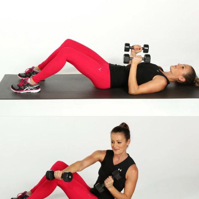 Dumbell Cross Over Crunch by ꧁𝒩𝒶𝓉𝒽𝒶𝓁𝒾ℯ ꧂ ℒ𝒾𝓉𝒶𝓁𝒾ℯ𝓃 - Exercise How-to ...
