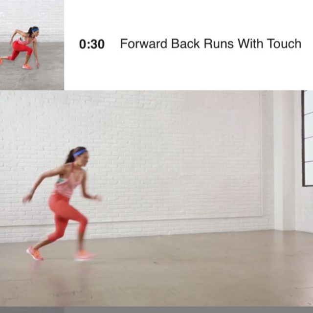 Forward Back Runs With Touch by Rushfitness 💪🏽 - Exercise How-to - Skimble