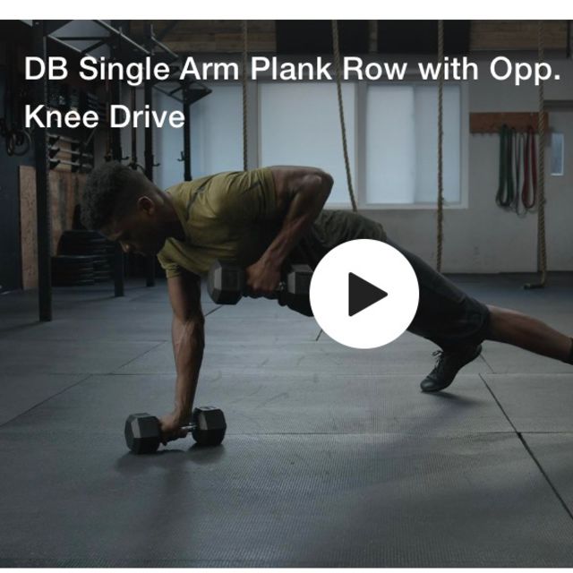 Single Arm Row With Opp Knee Drive by Rushfitness 💪🏽 - Exercise How-to ...