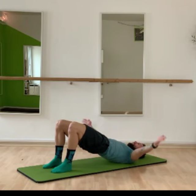 Bridge Holds Arms Open Close And Back And Forward by Rushfitness 💪 ...