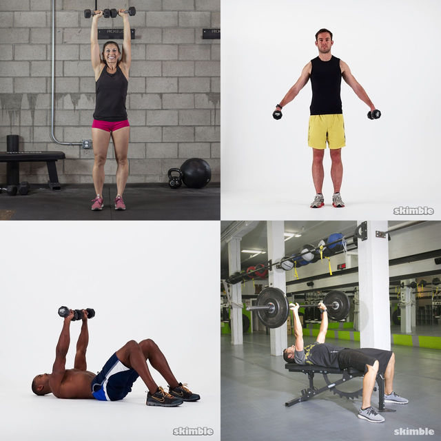 Shoulders, Back, Chest - Exercise Collection - Skimble Workout Trainer