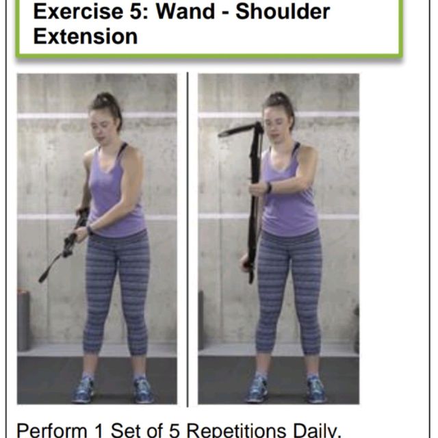 Upper Extremity Wand Exercises