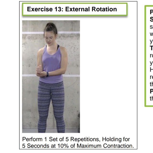EXTERNAL ROTATION - Exercise How-to - Workout Trainer by Skimble