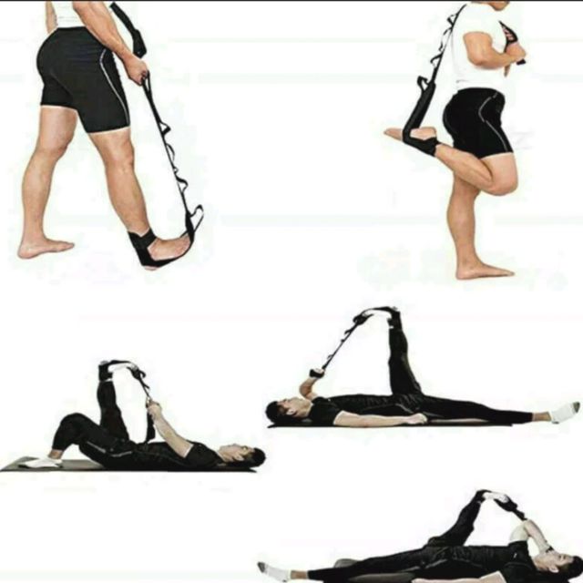 GROIN STRETCH WITH STRAP CENTRE FEMUR - Exercise How-to - Workout ...