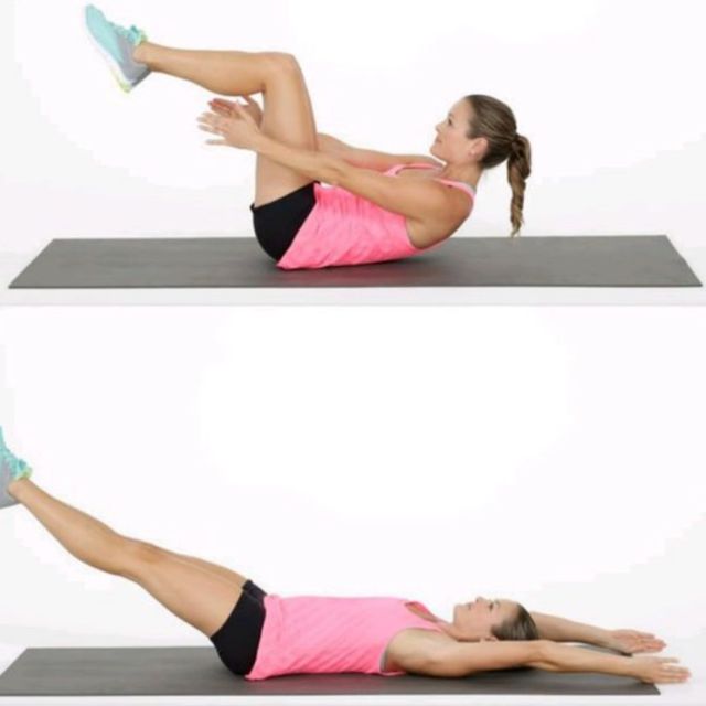 Leg Raise And Clap - Exercise How-to - Workout Trainer by Skimble
