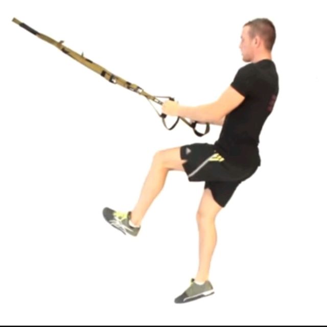 TRX legs One Legged Squat Jump by Previn L. - Exercise How-to - Skimble