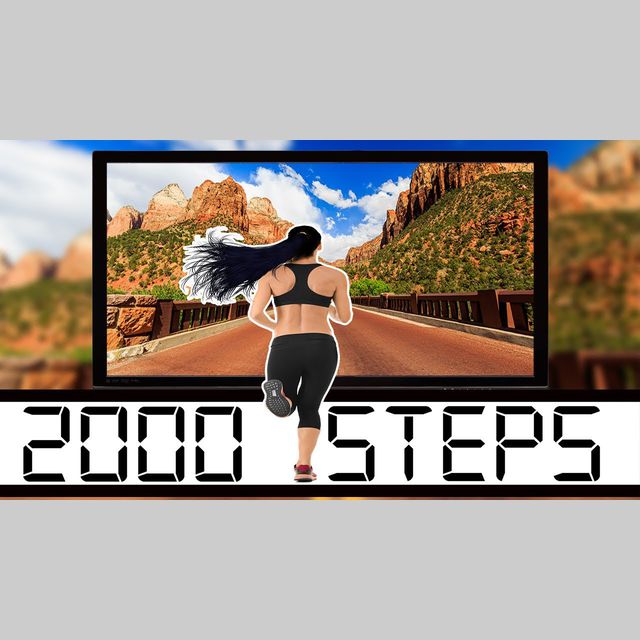 Virtual Tour of Zion National Park - 2000 Steps Workout for Walking at ...