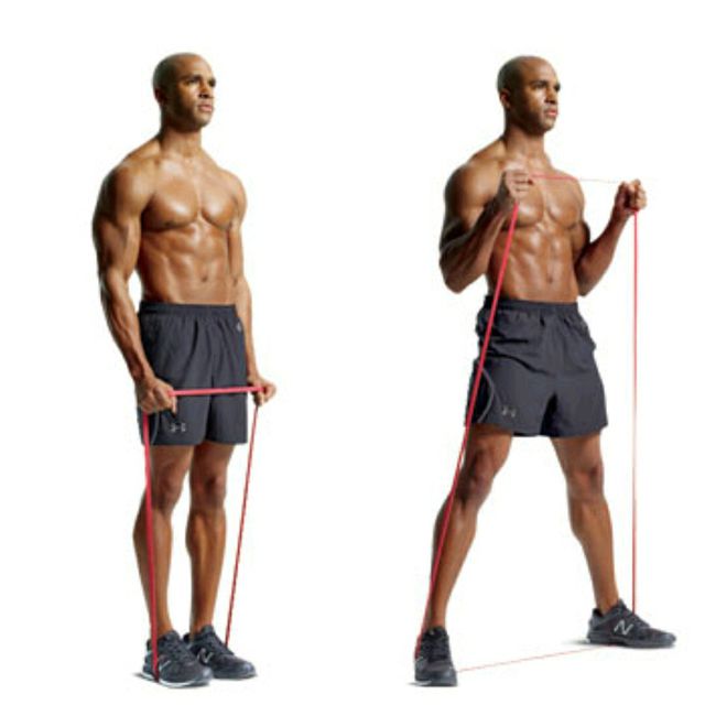 Banded Hammer Curl By Brittany D Exercise How to Skimble