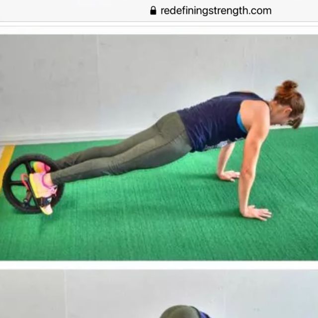 In A Plank Posission Roll Feet In To Chest And Out Then With Very ...