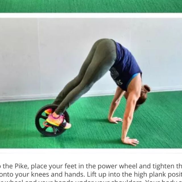 In A Plank Posission Roll Feet In To Chest And Out Then With Very ...