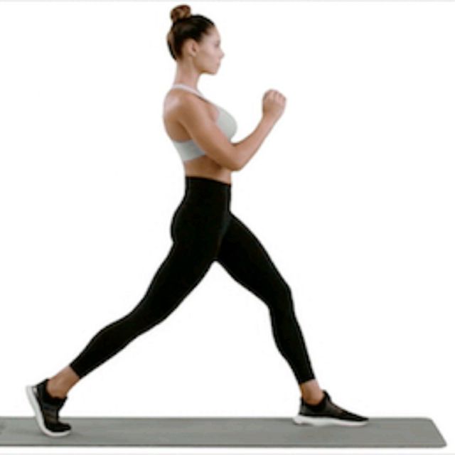 Static Lunge by Brittany D. - Exercise How-to - Skimble