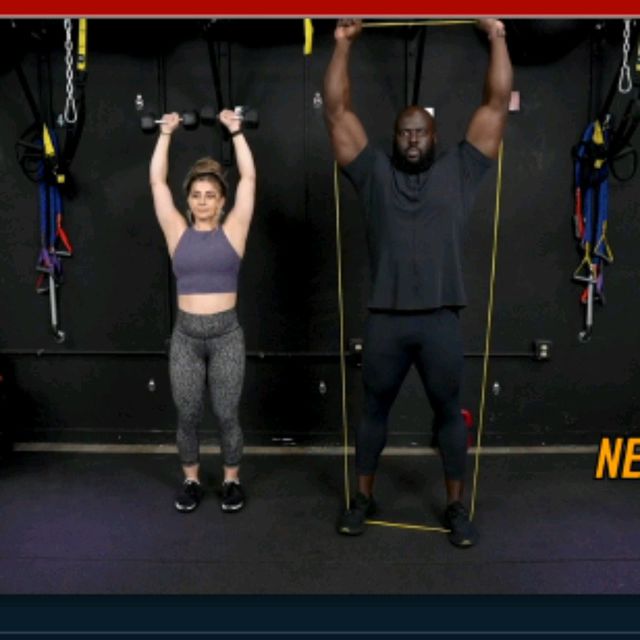 Overhead Band Press by Deep V. - Exercise How-to - Skimble