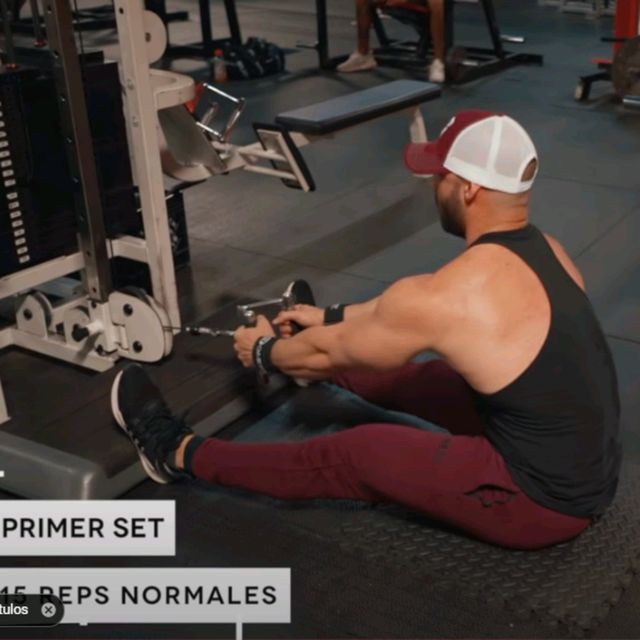 Remo Sentado En Polea (10 Reps Aguantar Cada 2 Reps) by Fernando A ...