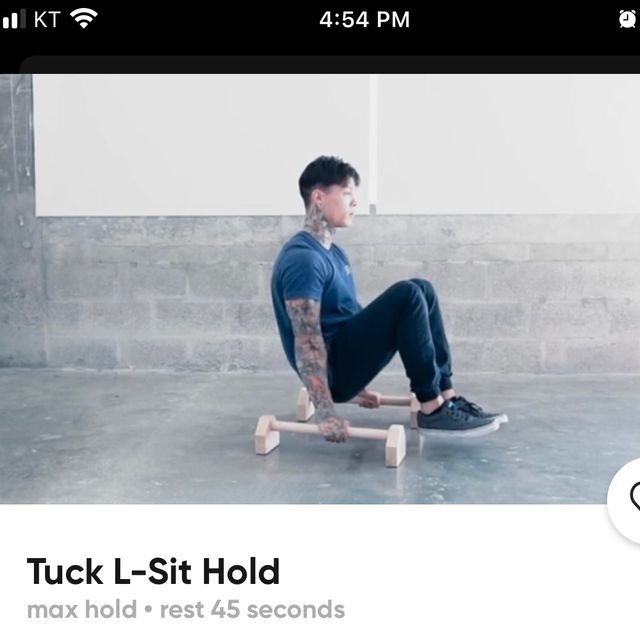 Tuck L-Sit Hold by Steve T. - Exercise How-to - Skimble