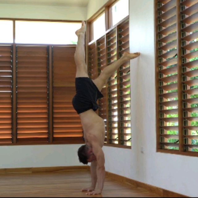 45 Handstand Leg Isolations - Exercise How-to - Workout Trainer by Skimble