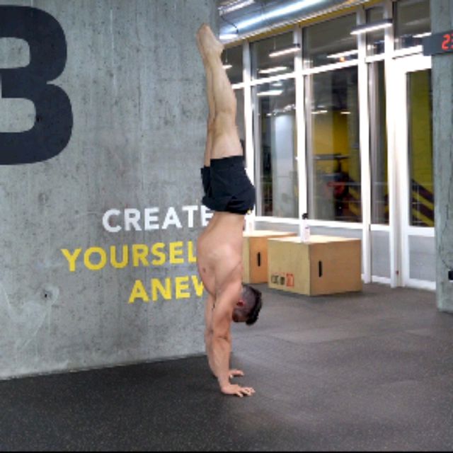 Handstand-Straight To Single Leg Isolation - Exercise How-to - Workout ...