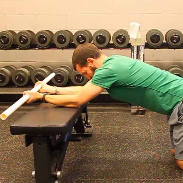 Bench Thoracic Spine Mobilization by Cem Gizep - Exercise How-to - Skimble