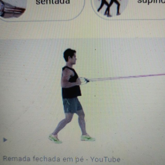 Remada Em Pé Elastico by Alex D. - Ejercicio Cómo hacerlo - Skimble