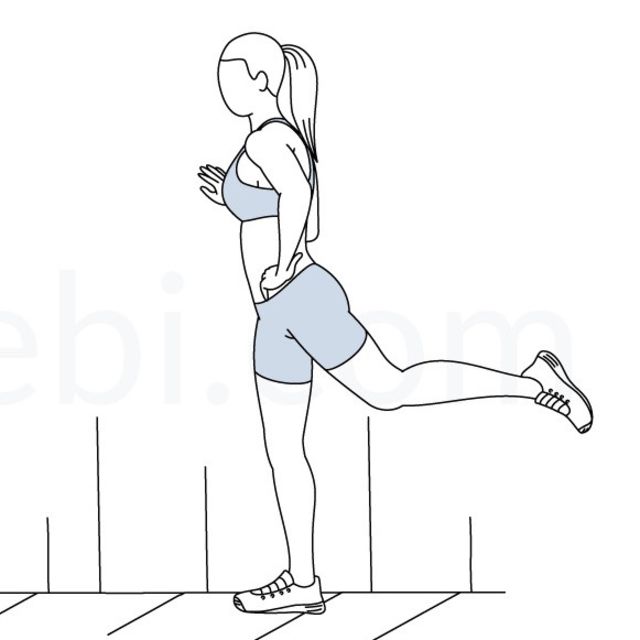 Left Leg Swings Front-Back by Brian Fallon - Exercise How-to - Skimble