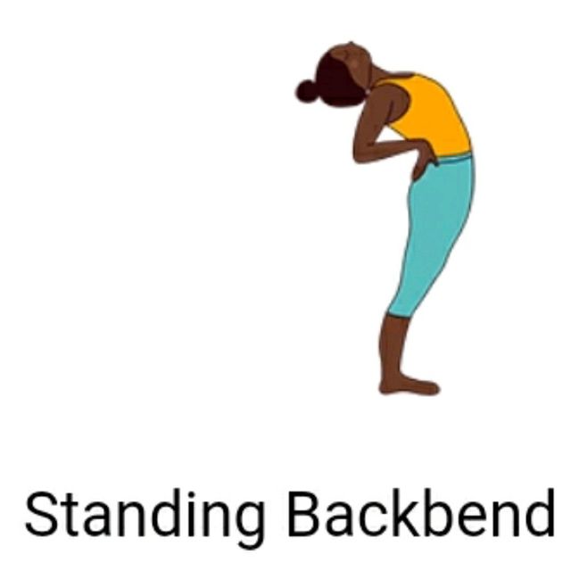 Standing Backbend Hands On Lower Back by Elizabeth Backstrom - Exercise ...