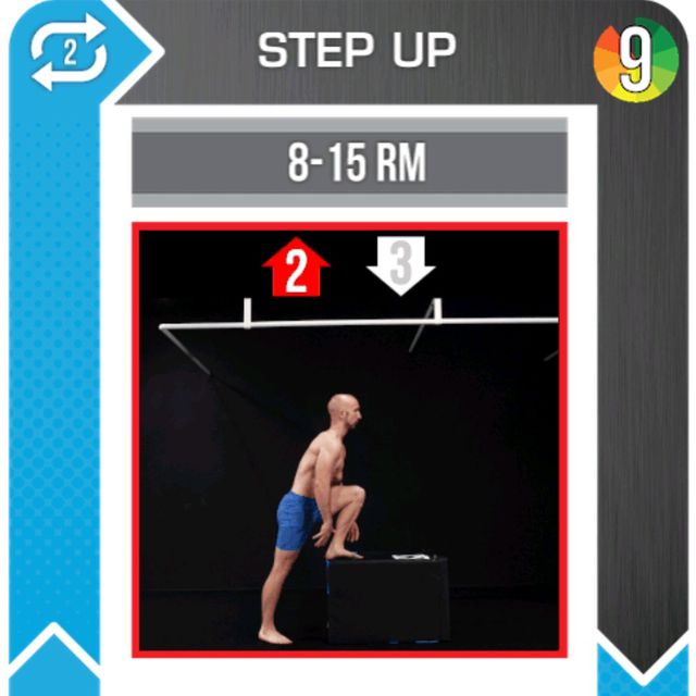 High Box Step Ups - Exercise How-to - Workout Trainer by Skimble