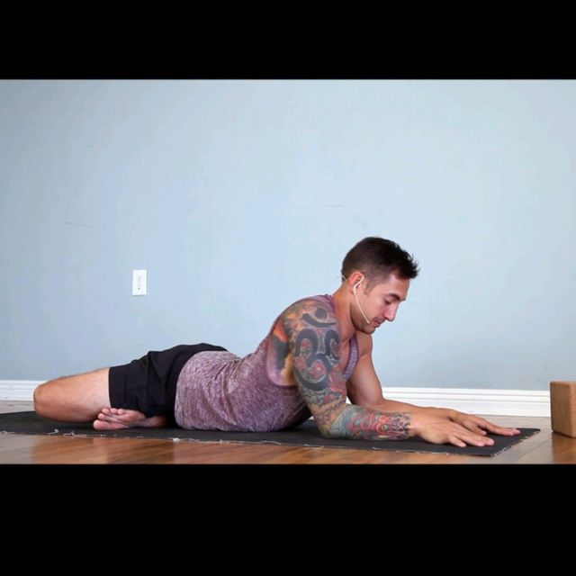 Sphinx Pose In Lotus by Alex 🌊. - Exercise How-to - Skimble