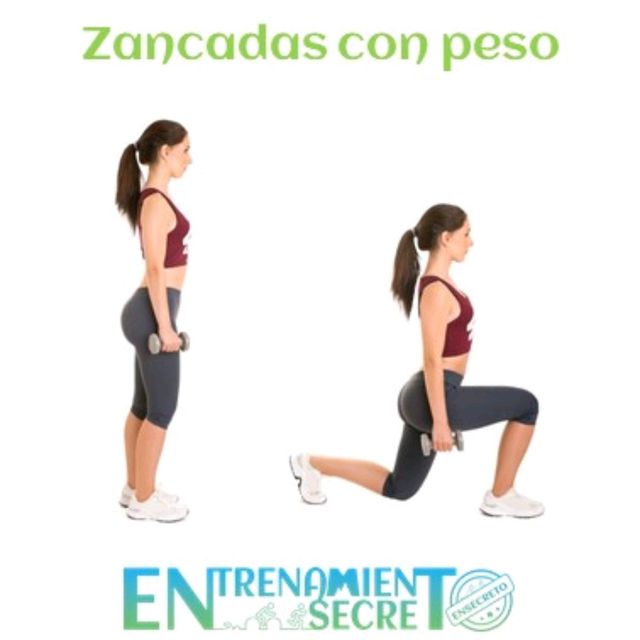 Zancada Con Mancuernas Derecha by Jose Carlos Moreno Perez - Ejercicio ...