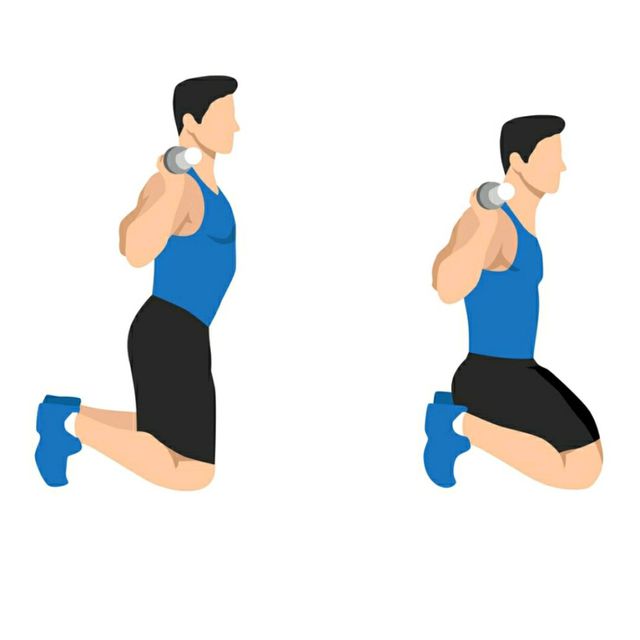 Kneeling Squat by Mariel R. - Exercise How-to - Skimble