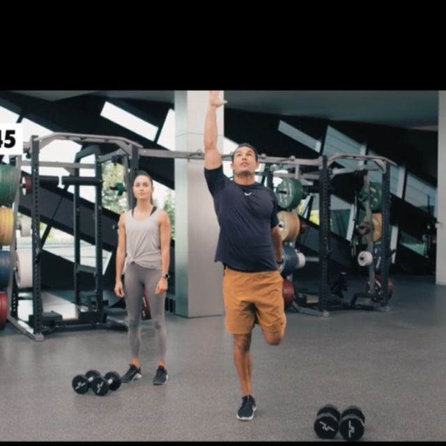 Warm Up Quad Reach Hip Stretch Runners Lunge Walkouts Lateral Step ...