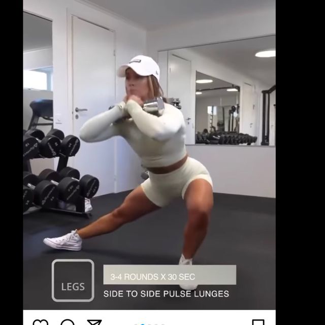 Deep Squat Side To Side, Option Touch Weights To The Floor - Exercise ...