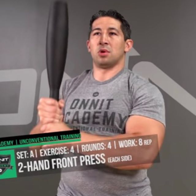2-hand Front Press by Krisonthis . - Exercise How-to - Skimble