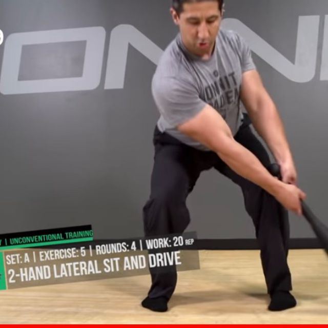 2-hand Lateral Sit And Drive by Krisonthis . - Exercise How-to - Skimble