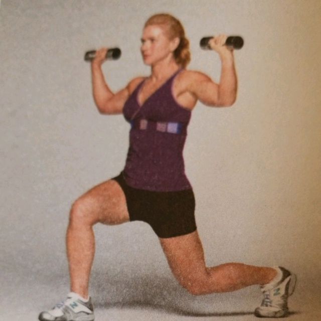 Forward Lunge And Raise The Roof by Sharmil Mckee - Exercise How-to ...