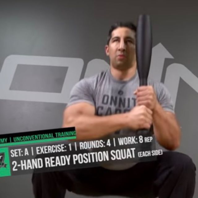 2-Hand Ready Position Squat by Krisonthis . - Exercise How-to - Skimble