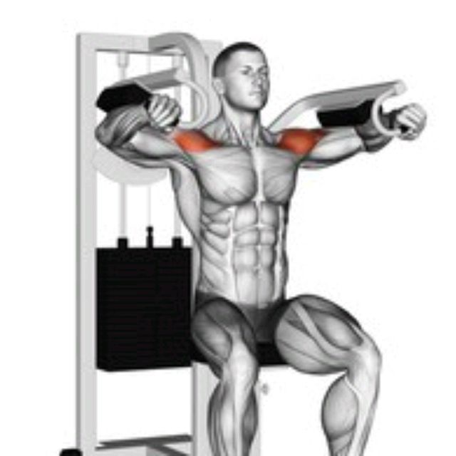 Lateral Raises: Machine by Richard Terry Jr - Exercise How-to - Skimble