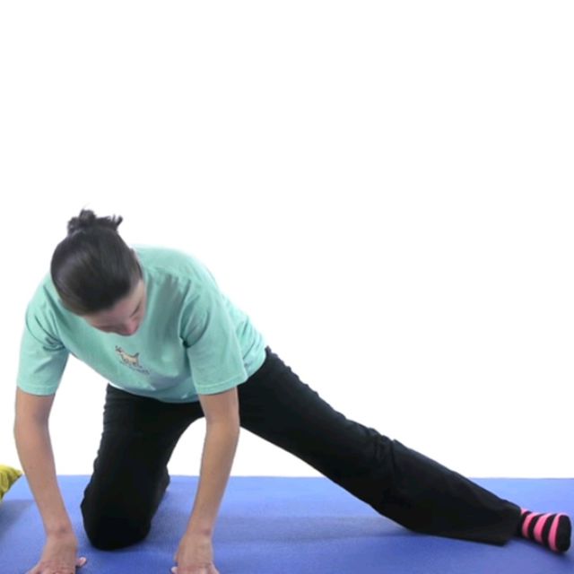 Half Left Side Split by Amber B - Exercise How-to - Skimble