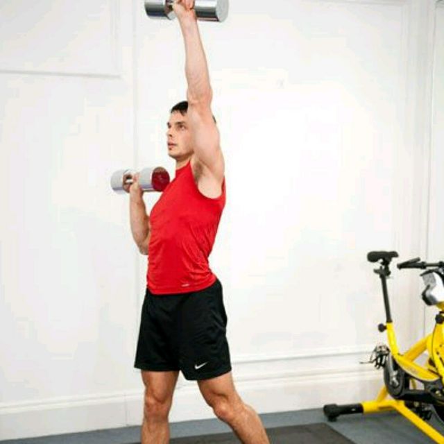 Squat to Rotational Press by Reese Dawson - Exercise How-to - Skimble