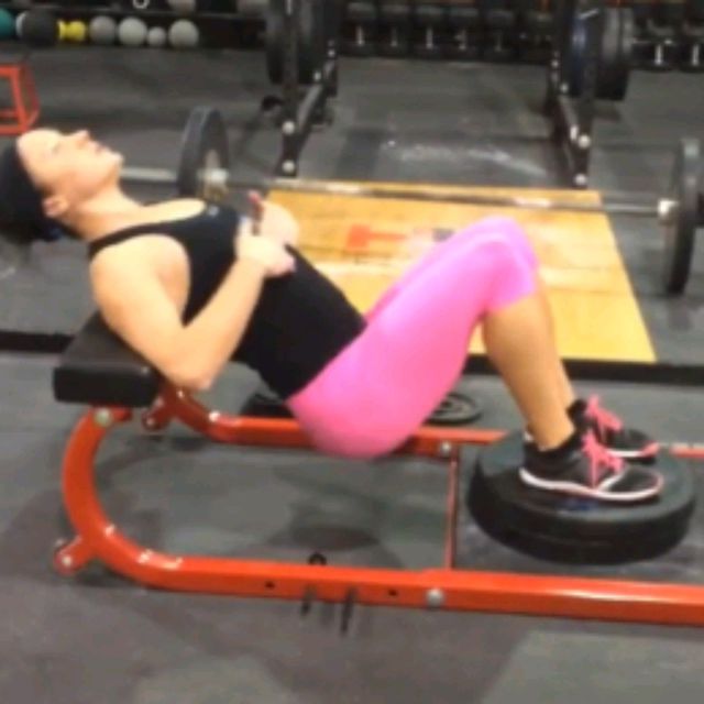 Decline Bench Hip Thrusts With Feet On Plate by 𝔻𝕖𝕤𝕖𝕣𝕥 𝔽𝕠𝕩🦊 🌟 ...