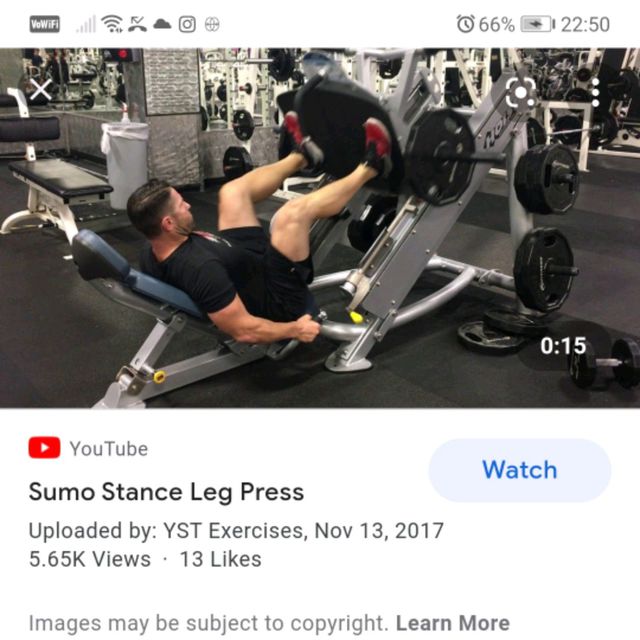 Sumo Leg Press by Blissed Out Baker -plant Based Chef - Exercise How-to ...