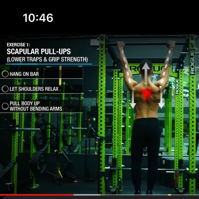 Scapular Pull Up by Jacob S. - Exercise How-to - Skimble