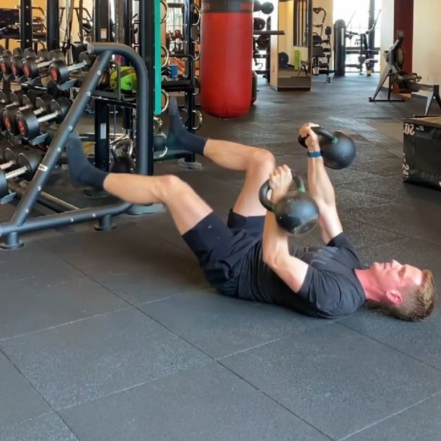 Dead Bug Chest Press - Exercise How-to - Workout Trainer by Skimble