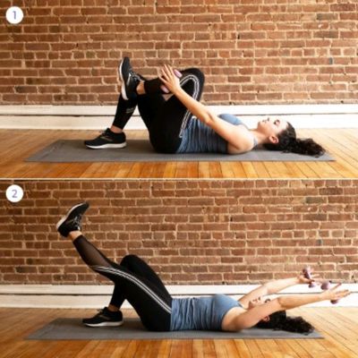 Double Leg Extension by Donna Noonan - Exercise How-to - Skimble
