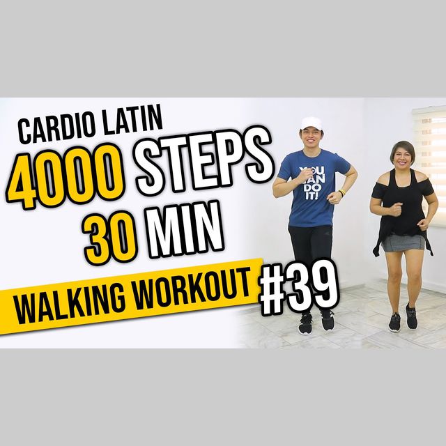 30 MIN CARDIO LATIN DANCE Workout with MOM! • 4000 Steps • Walking ...