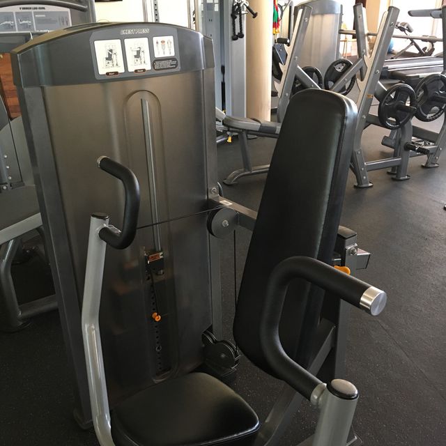 Seated Chest Press by Siphiwe Baleka - Exercise How-to - Skimble