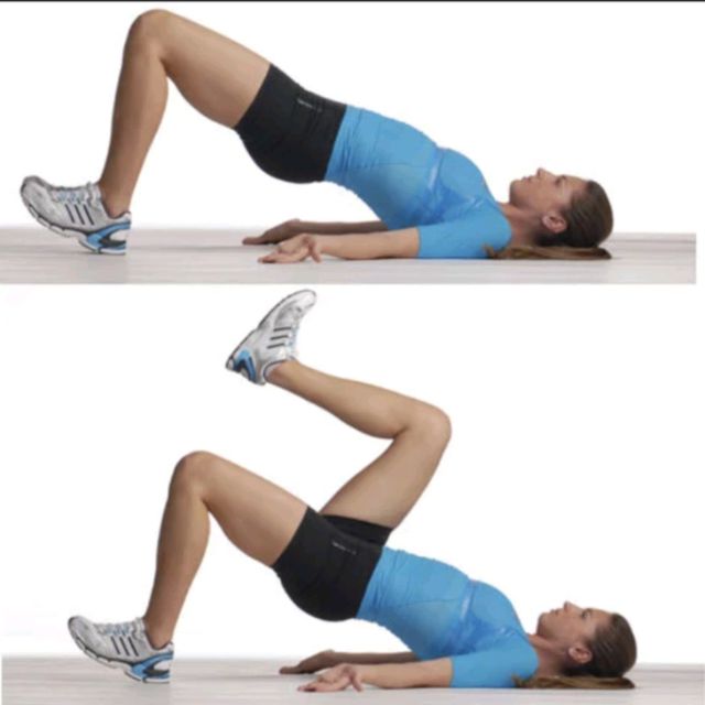 Floor Bridge With March by Coach Matt Vinzant - Exercise How-to - Skimble